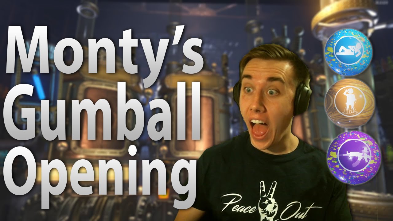 ULTRA RARE GUMBALL - 25 Monty's Gumball Openings (Call of Duty: Black ...