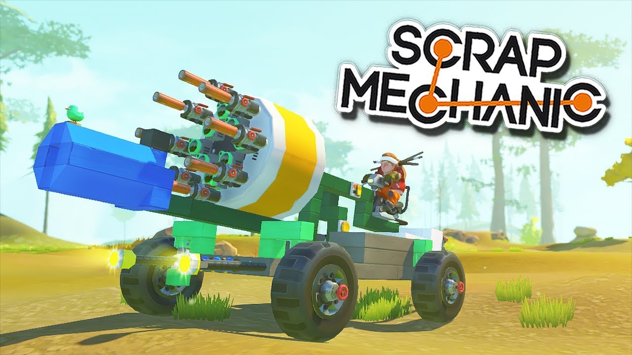 ВОСЬМИСТВОЛЬНЫЙ КАРТОШКАМЕТ! | Scrap Mechanic (Update 0.3.0) - YouTube