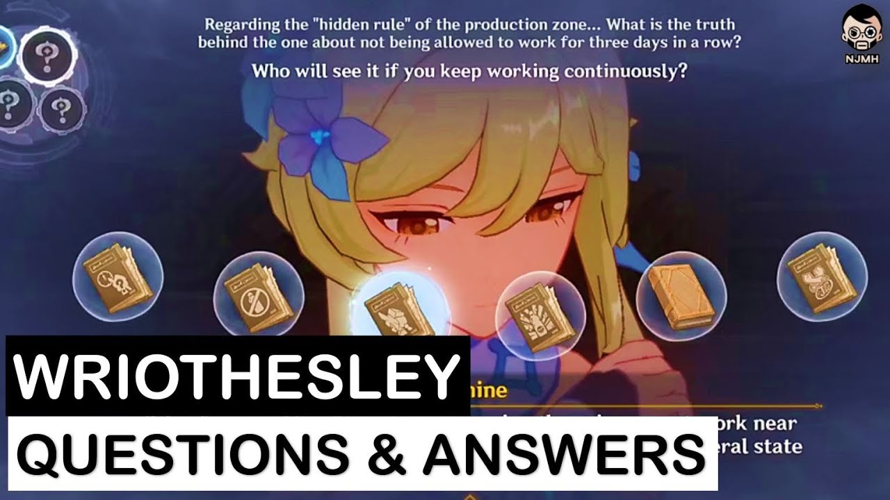 Wriothesley Interrogation Questions and Answers Revealed! | Genshin ...