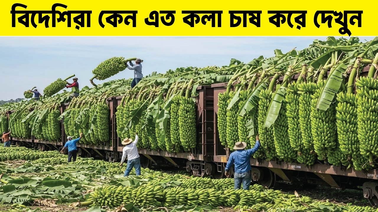 লাখ লাখ কলা চাষ করে শেষ পর্যন্ত কী করা হয়? Millions of bananas are ...