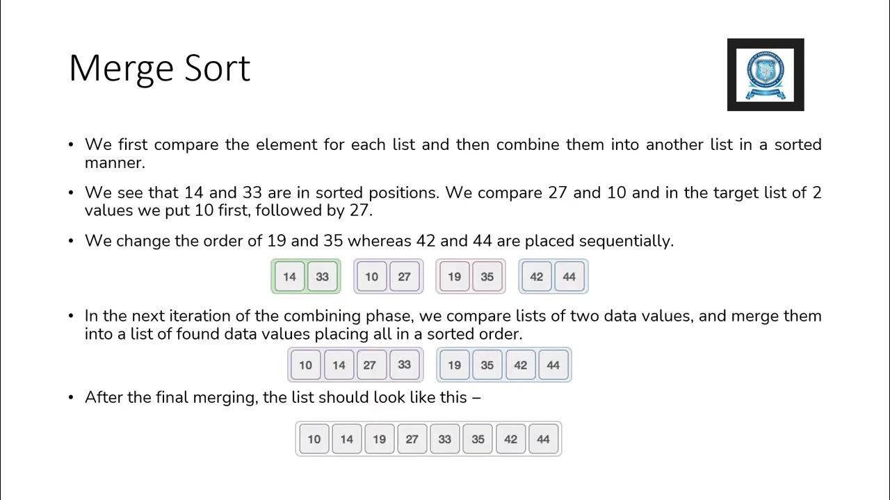 Merge Sort - YouTube