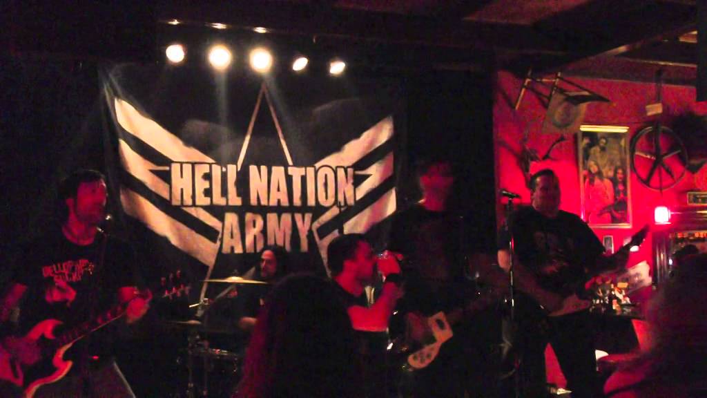 HELL NATION ARMY "A.M.O.K." live @ Jägerklause, Berlin - YouTube