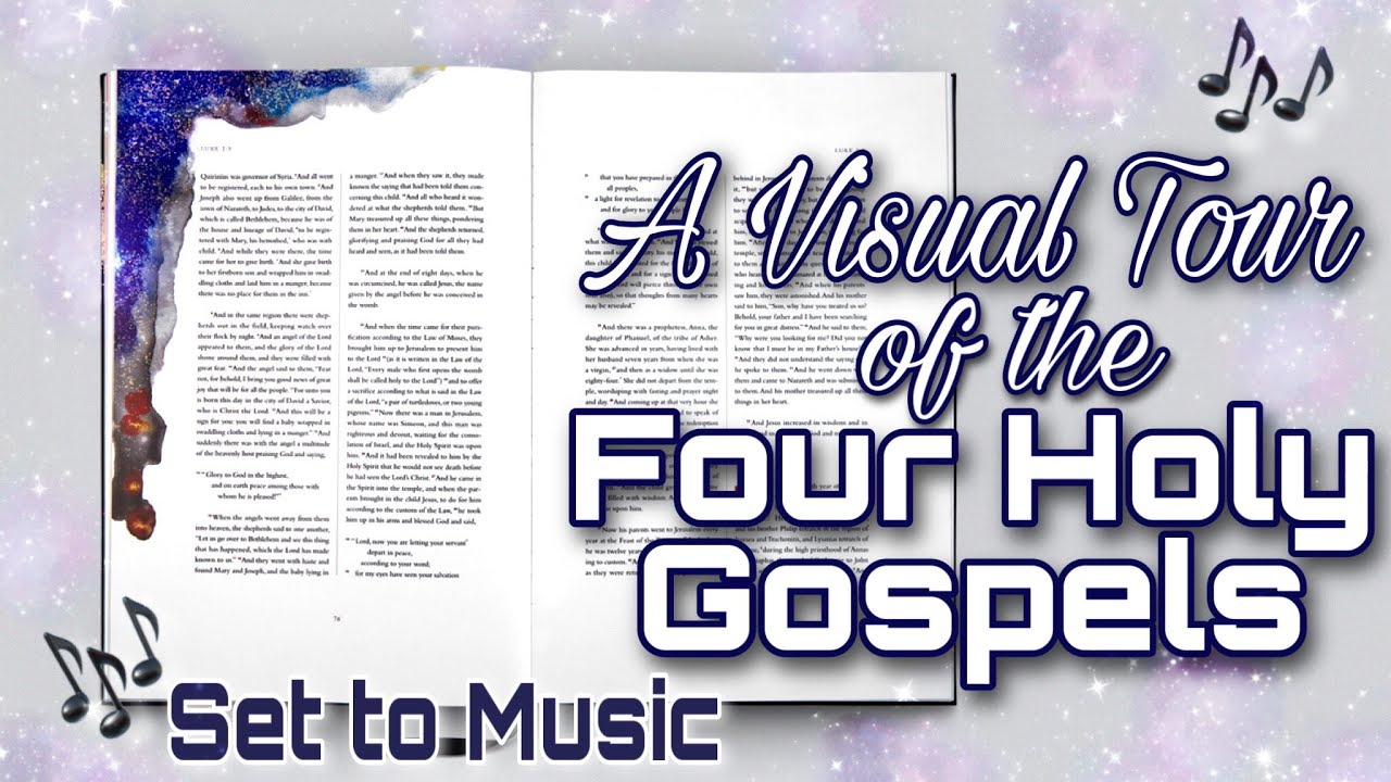 🎶 A Visual Tour 🎶 The Four Holy Gospels ESV Bible (Bible Review) - YouTube