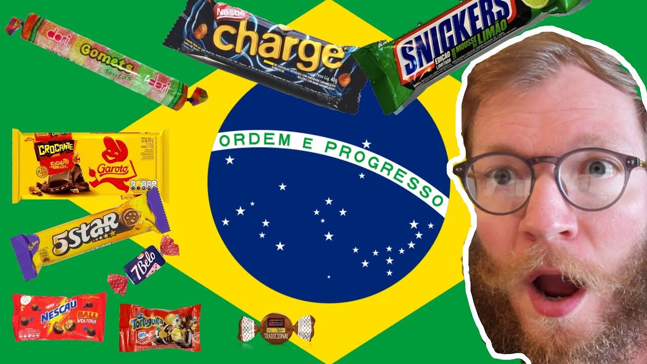 Trying Brazilian Snacks And Candy With My Wife Youtube