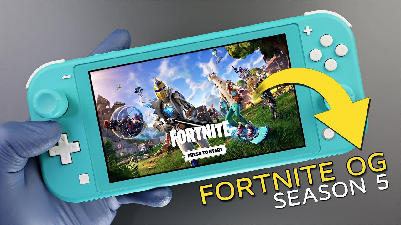 Fortnite OG Nintendo Switch Lite Gameplay - YouTube