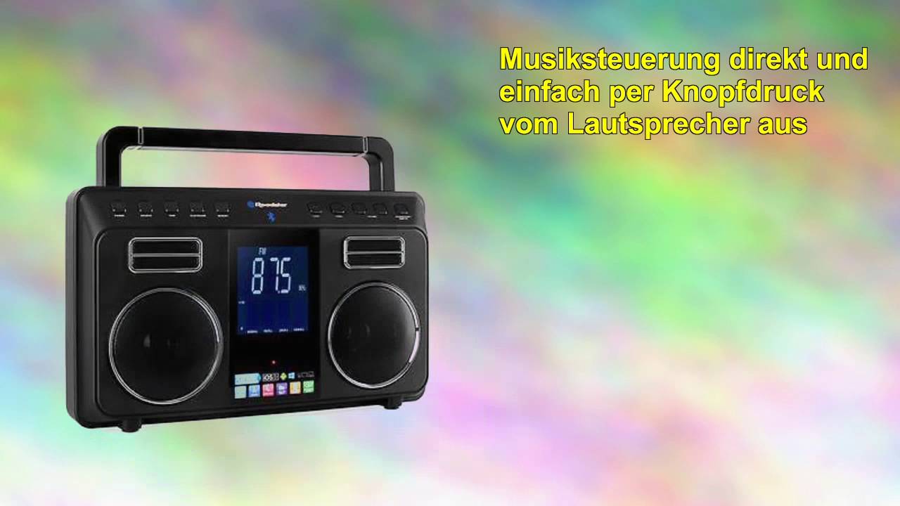 August SE50 30W Bluetooth Lautsprecher mit - YouTube