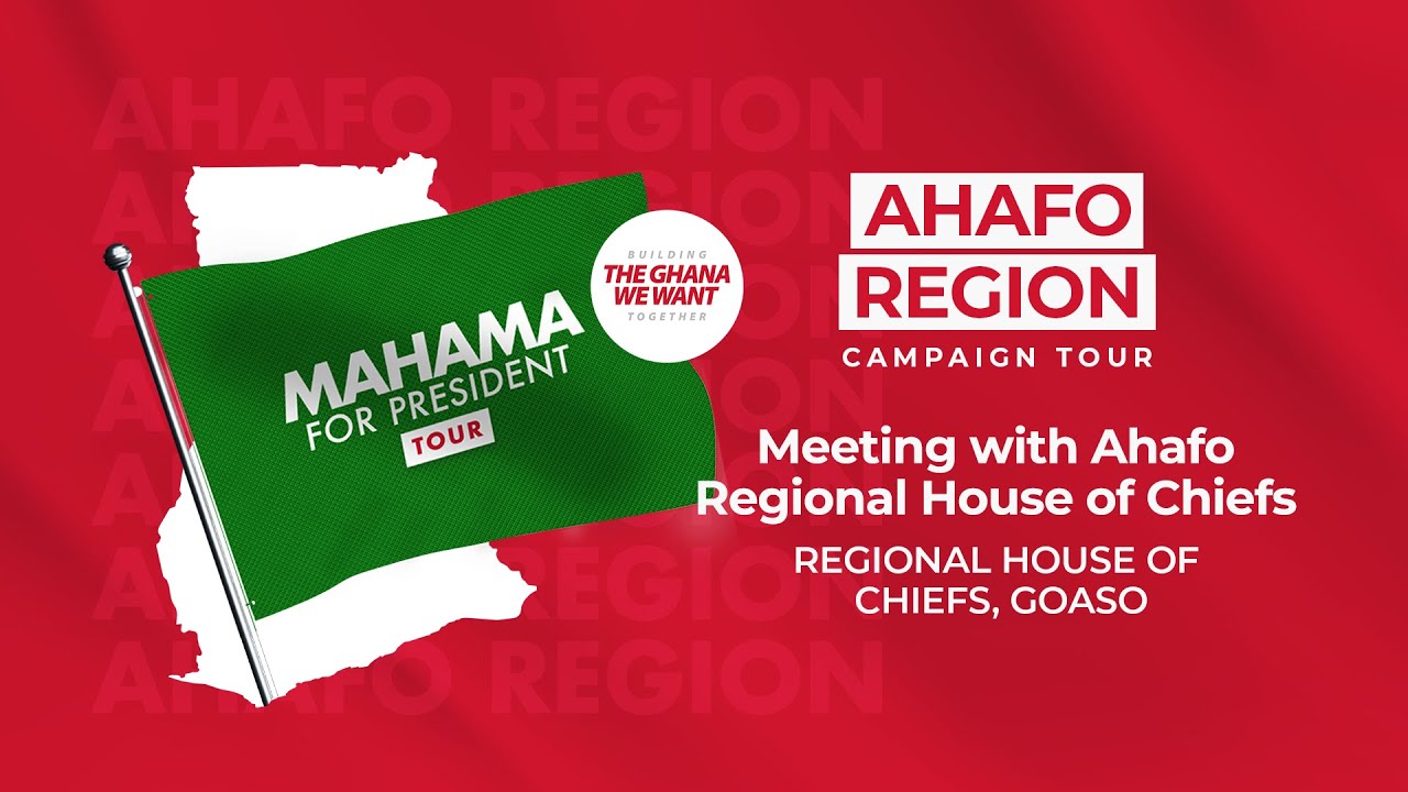 WATCH LIVE |⁠ ⁠Meeting with the Ahafo Regional House of Chiefs (Goaso ...