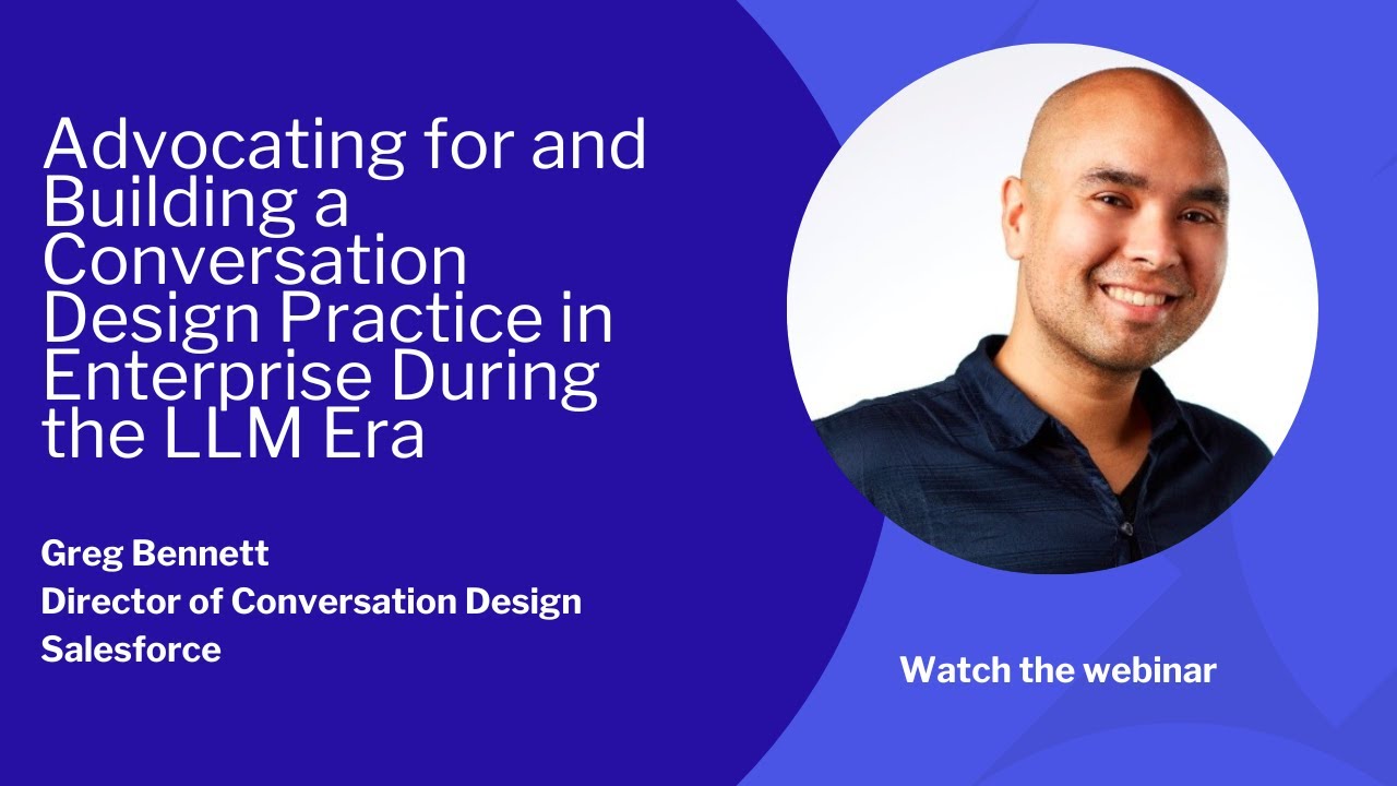 Advocating for and Building a Conversation Design Practice in ...