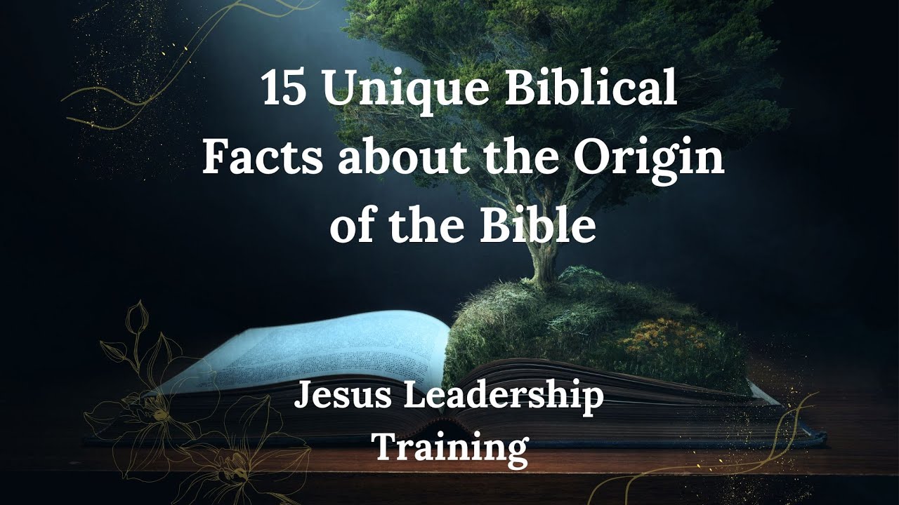 15 Unique Biblical Facts about the Origin of the Bible - YouTube