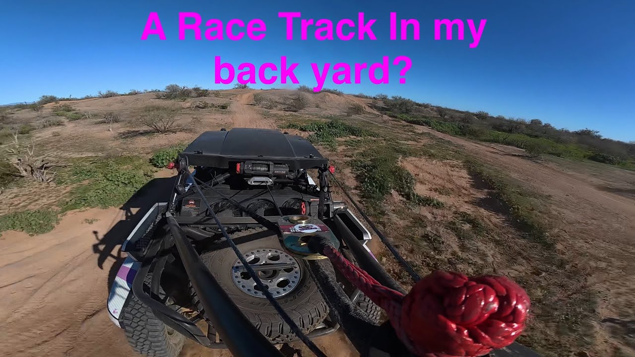 A Desert Race Course, just a few blocks from home? - YouTube