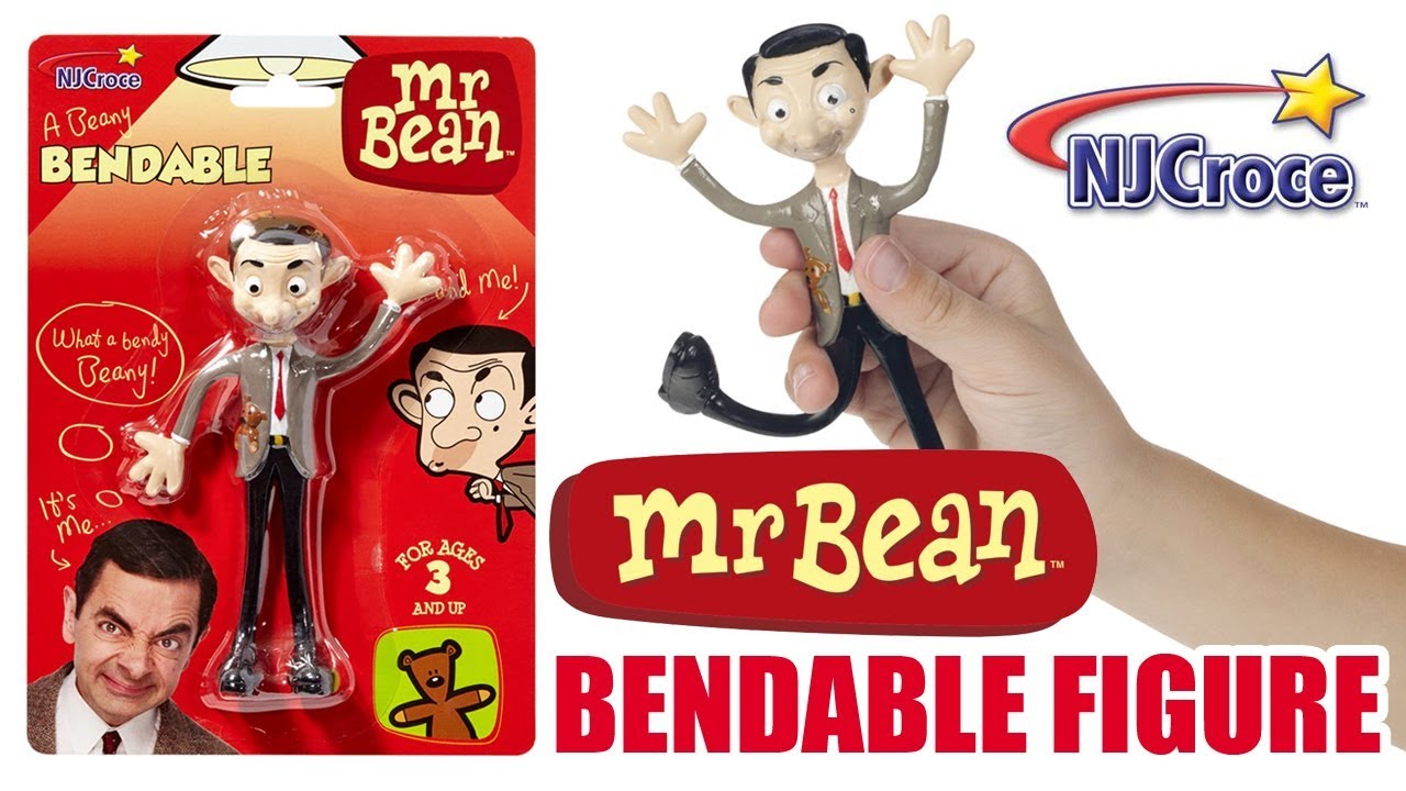 UNBOXING - NJ Croce Mr.Bean Bendable Figure - YouTube