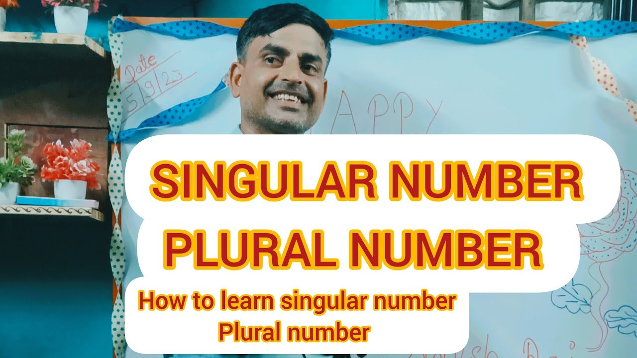 how to learn singular number and plural number - YouTube