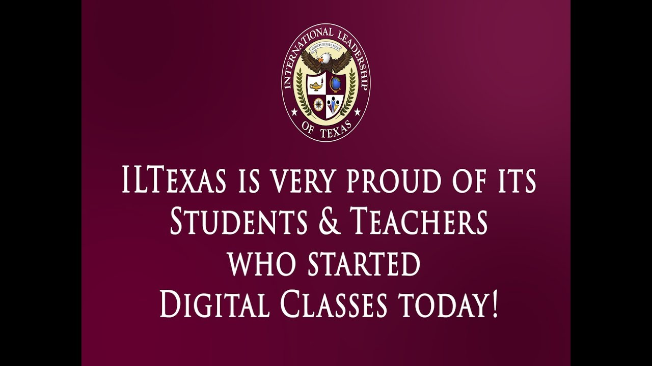 A Message from ILTexas about Virtual Learning - YouTube