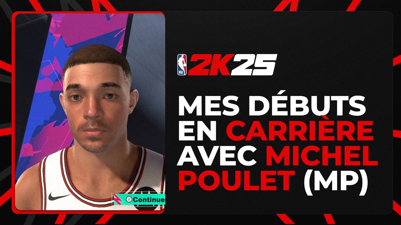 NBA 2K25 : Les débuts de Michel Poulet (MP) - Ma Carrière #1 - YouTube