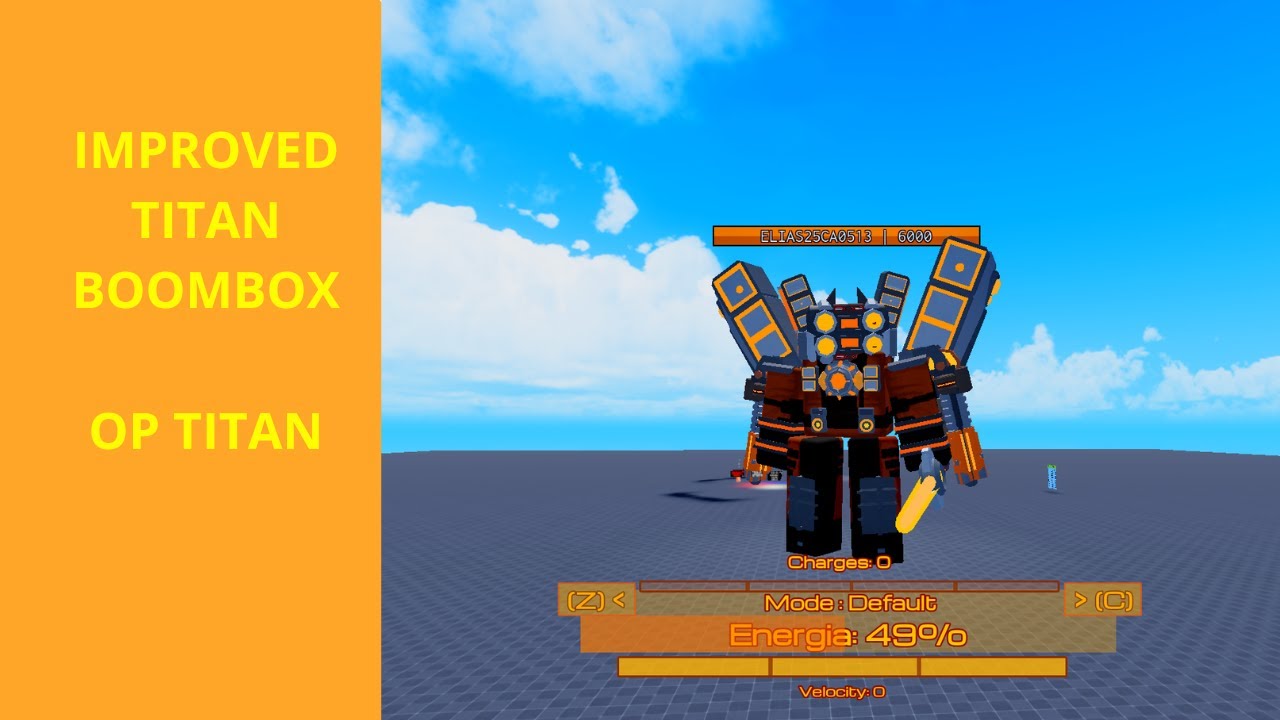 Improved Titan Boombox Showcase - YouTube