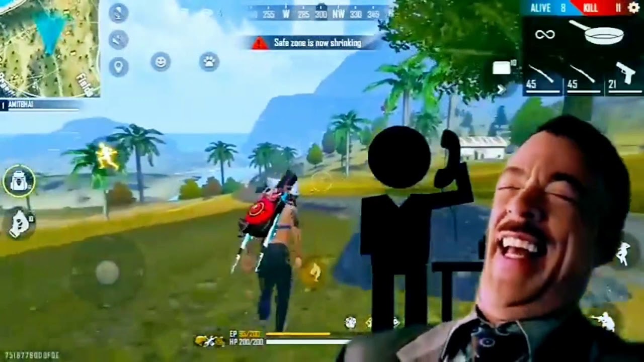 Free fire snack video!! best free fire funny moments ️ - YouTube