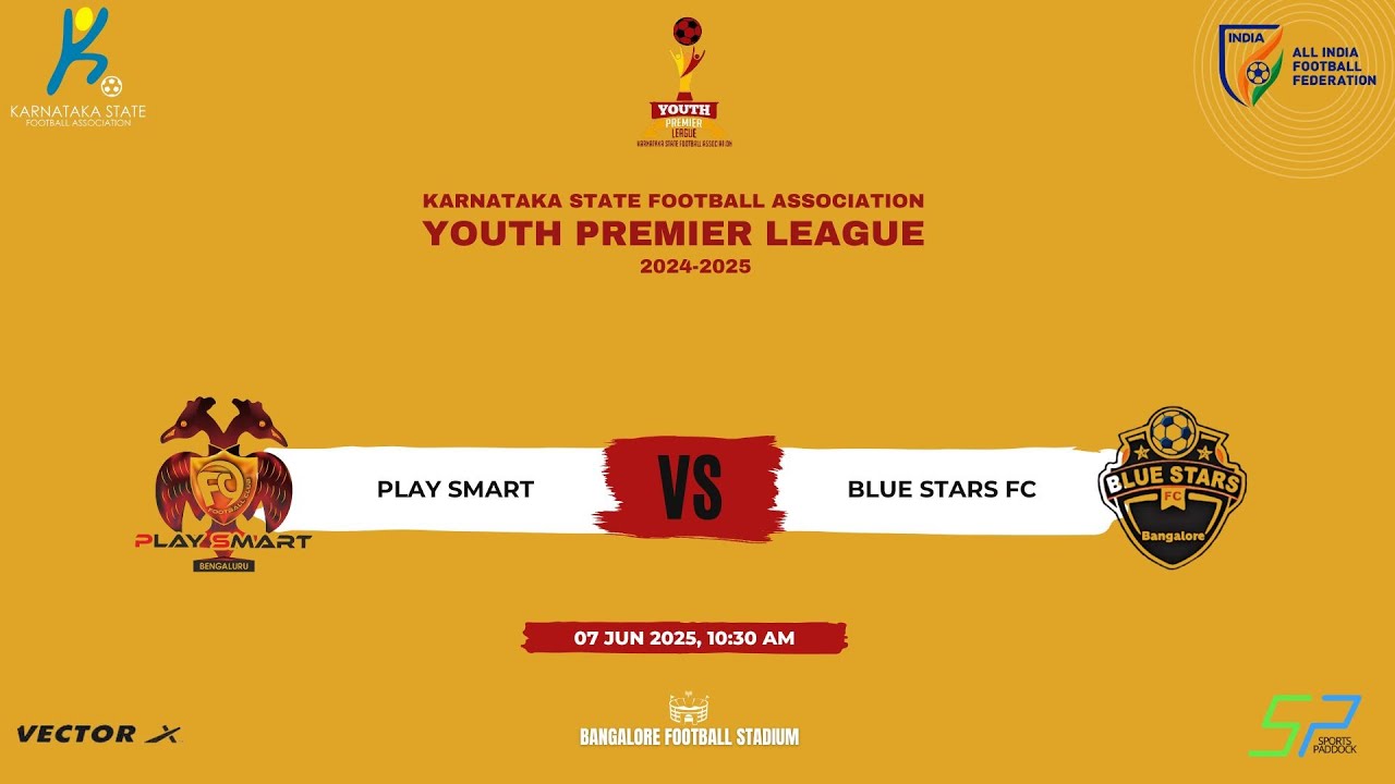 KSFA | YOUTH PREMIER LEAGUE | U21 |PLAYSMART VS BLUE STARS FC| 07.06.25 ...