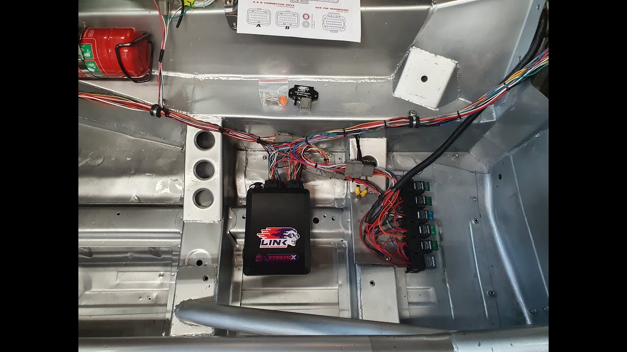 Progress on Link G4X Xtreme ECU installation - YouTube