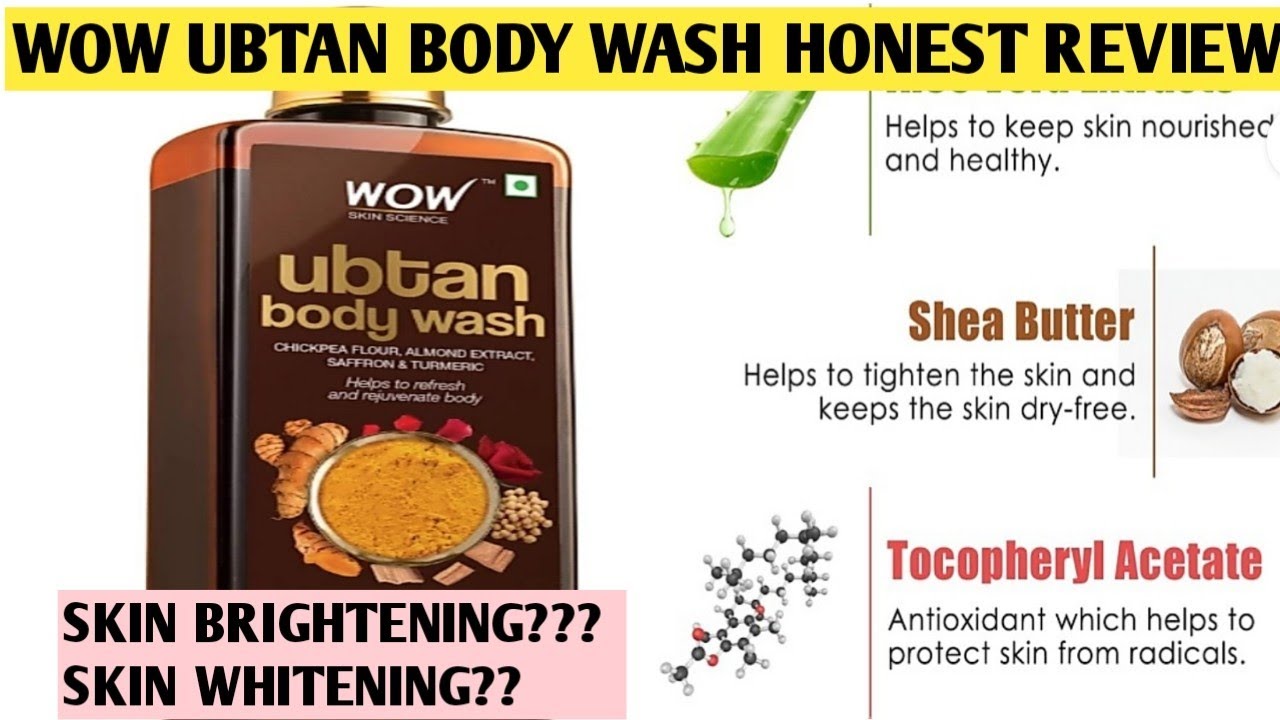 Wow skin science Ubtan body wash honest review|Body wash for skin ...