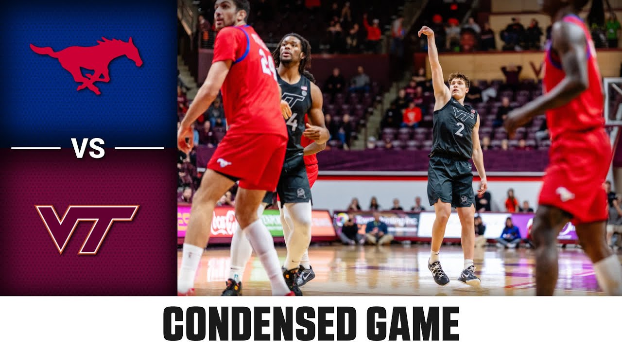 SMU vs. Virginia Tech Condensed Game | 2024-25 ACC Men's Basketball ...