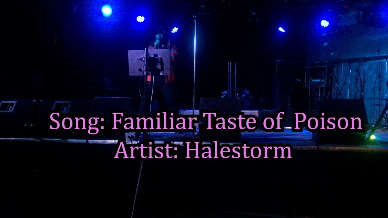 Halestorm - Familiar Taste of Poison (Karaoke) (Cover) - YouTube