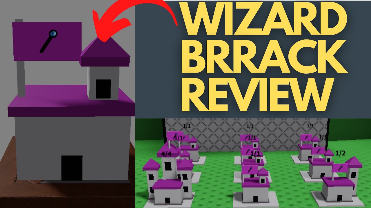 NEW WIZARD BARRACK REVIEW (Roblox Control Army) - YouTube