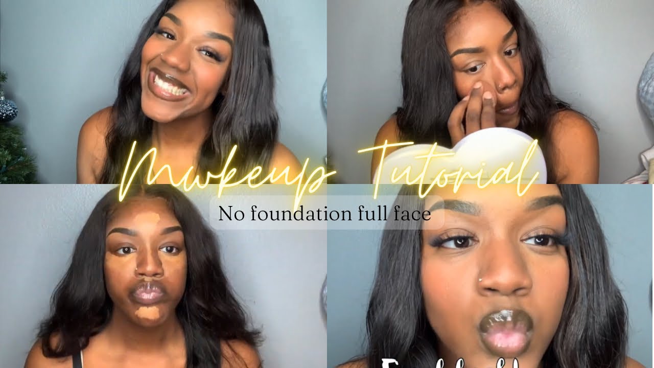 No Foundation Makeup Routine - YouTube