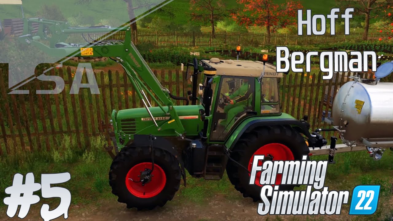 FARMING SIMULATOR 22 | Hoff Bergman - Préparation pour les chèvres ! #5 ...