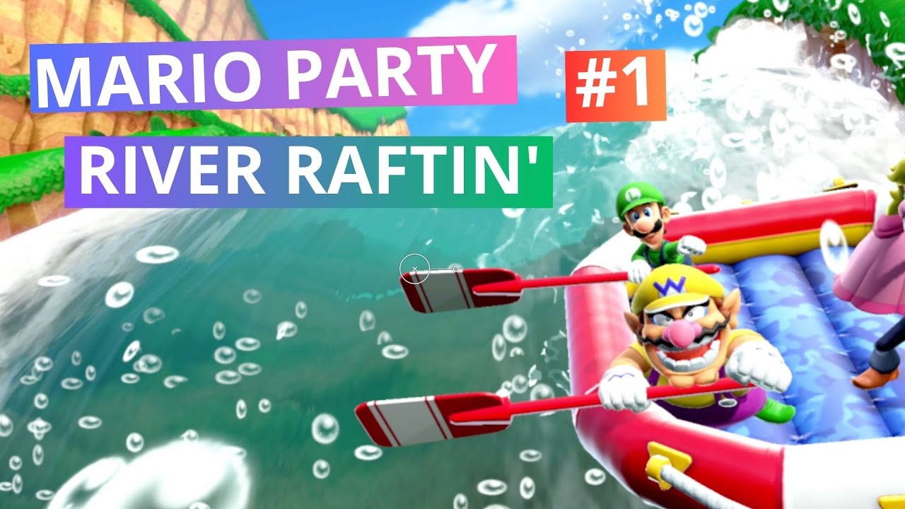 Mario Party #1 - River Raftin' - YouTube