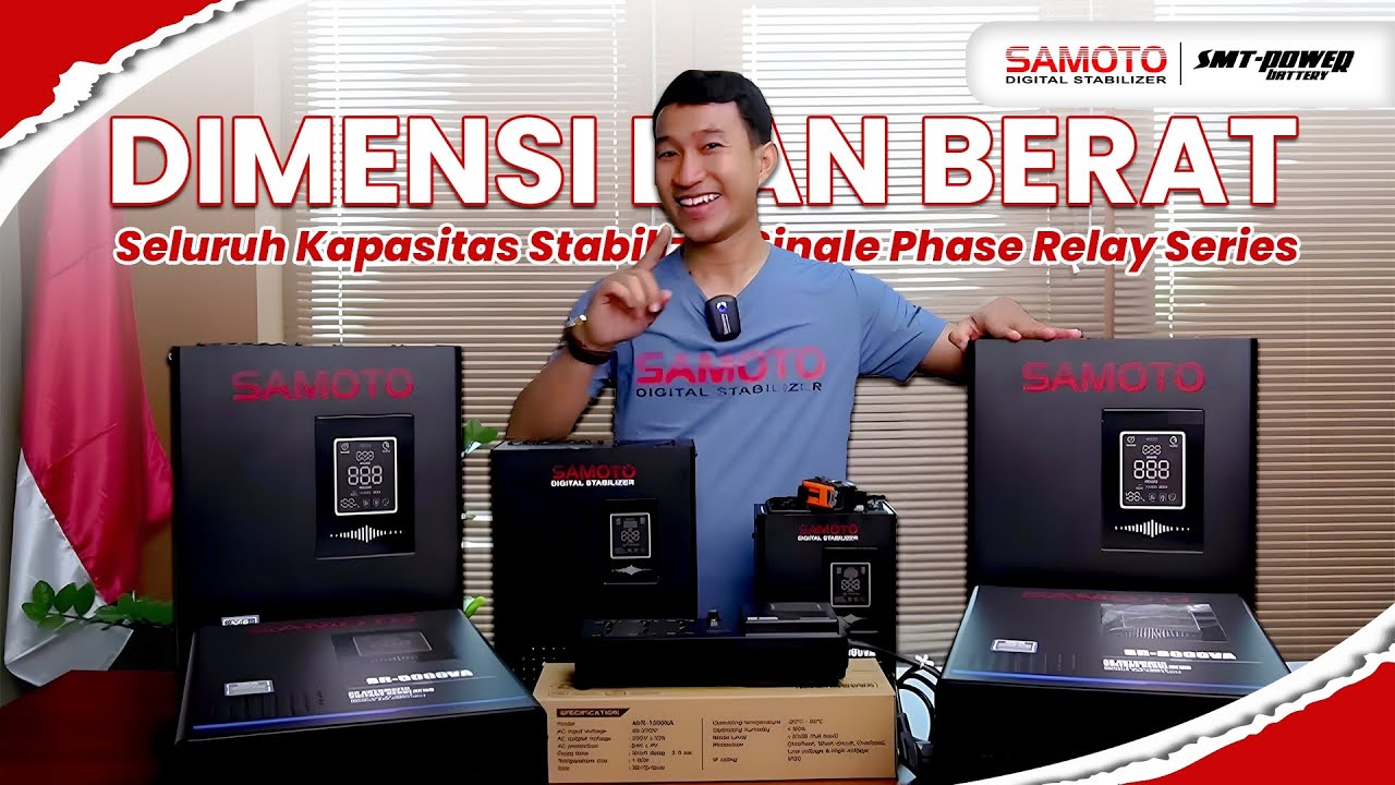 Dimensi dan Berat Seluruh Kapasitas Stabilizer Single Phase Relay ...