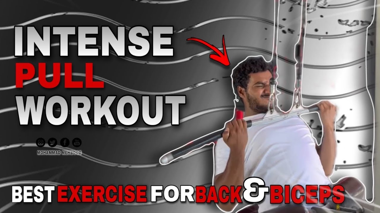 INSANE PULL WORKOUT | BEST EXERCISES FOR BACK AND BICEPS | BEST ...