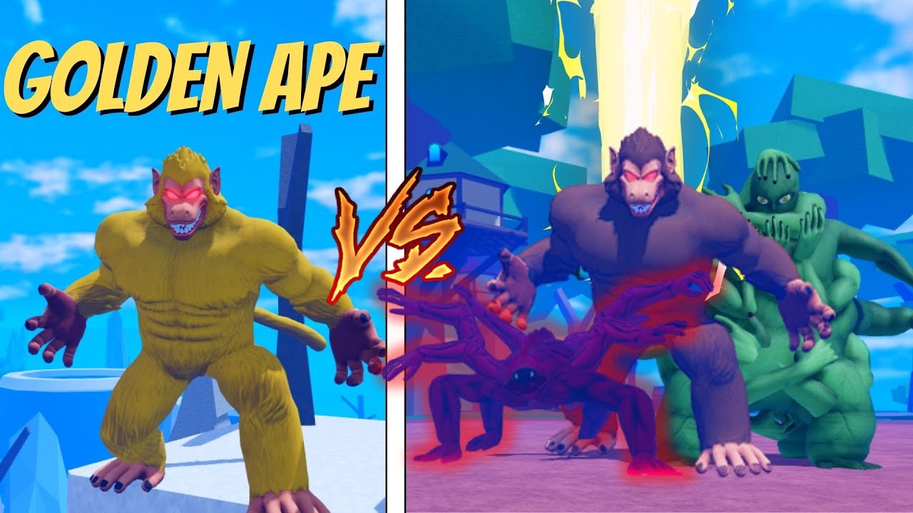 Golden Ape VS All Bosses in Anime Fighting Simulator X - YouTube