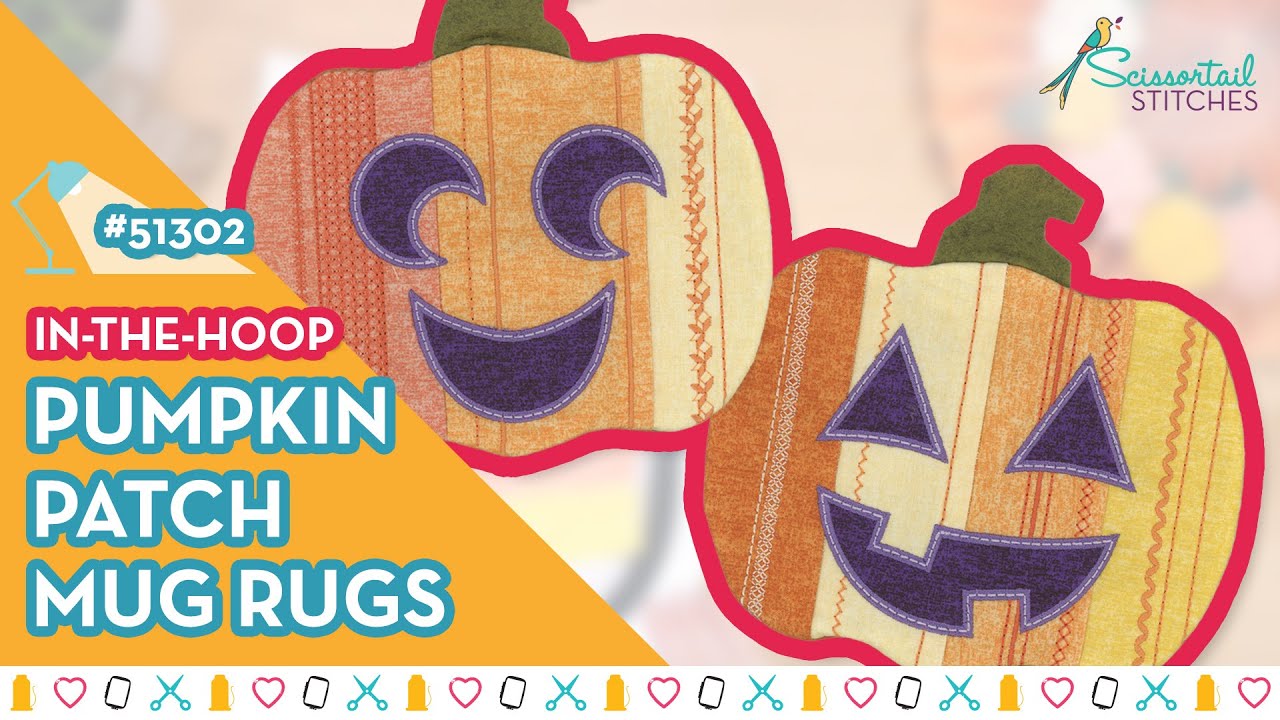 Embroider an In the Hoop Pumpkin Patch of your very own! - YouTube