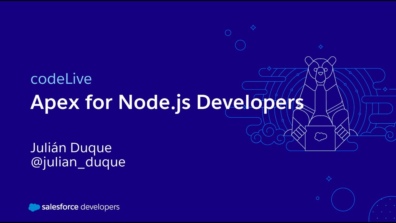 Codelive Apex For Node Js Developers Part 2 Youtube