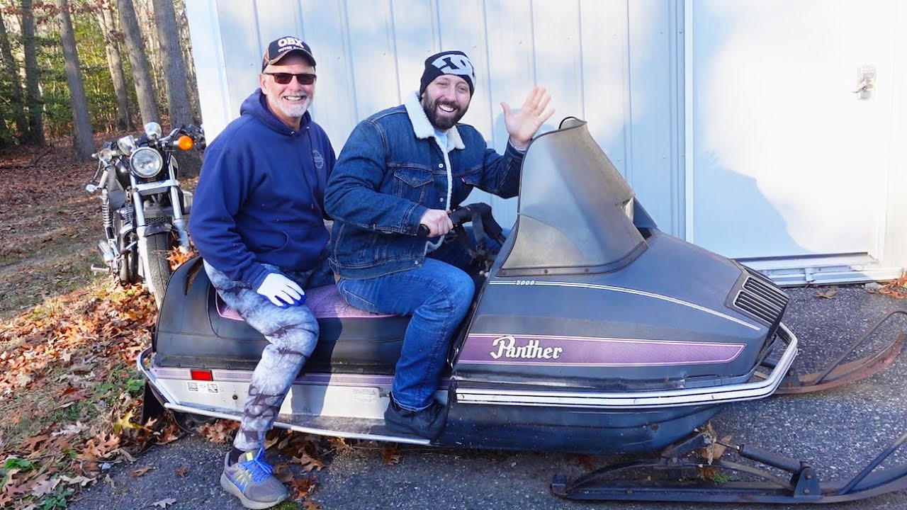 Saying Goodbye to the 1985 Panther Snowmobile - YouTube