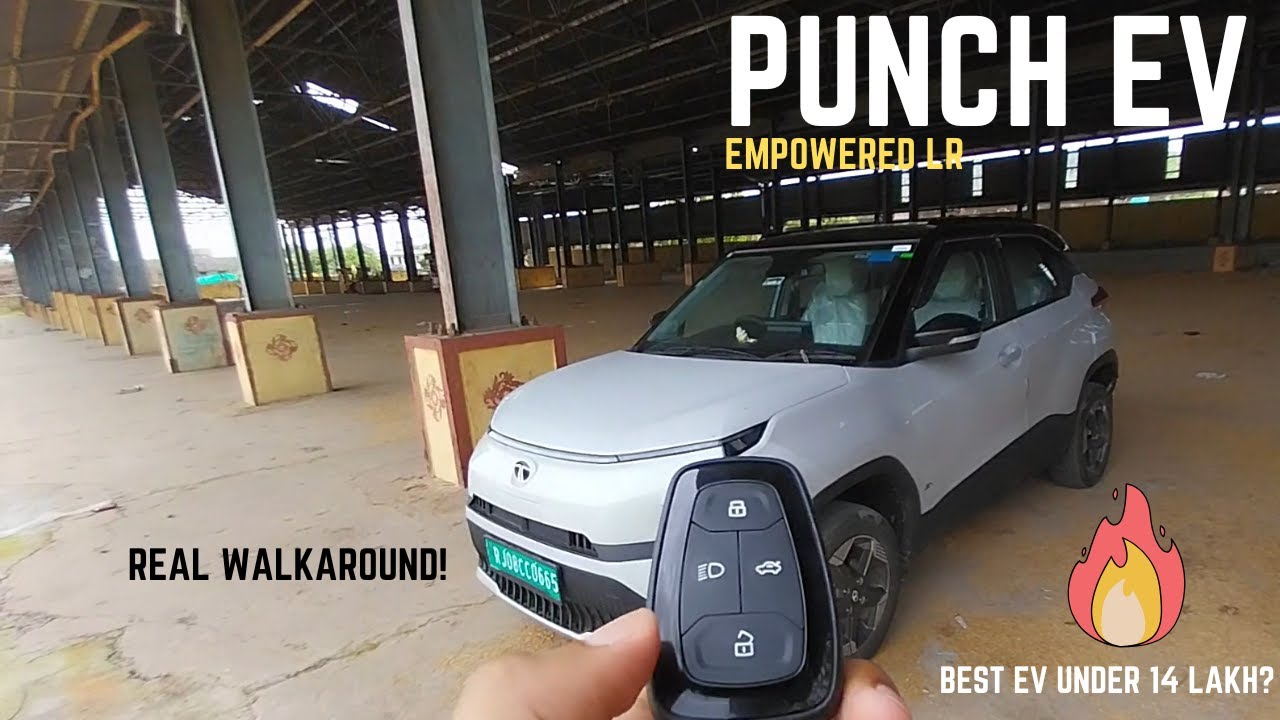 Tata Punch EV Walkaround Review | Empowered LR Interior, Exterior, Boot ...