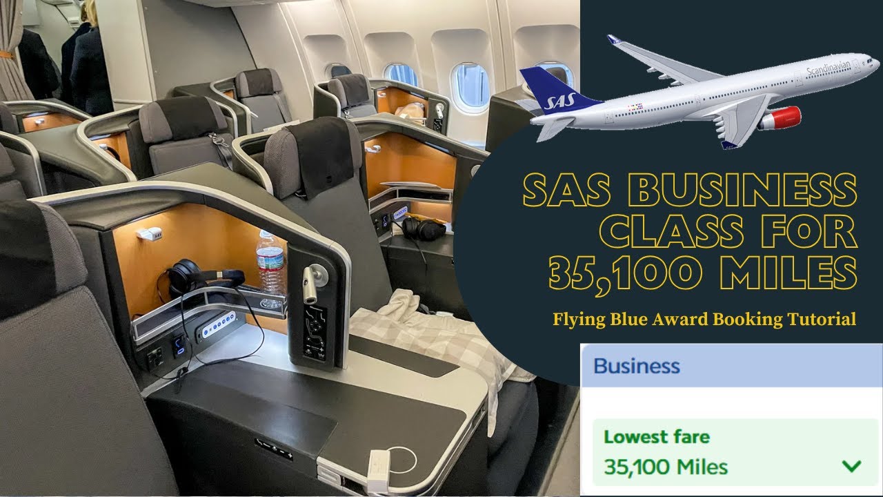 Fly Business Class to Europe for Just 35,100 Miles! | How to Book SAS ...