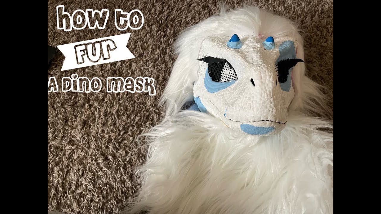 How fur a Dino mask || 2022 - YouTube