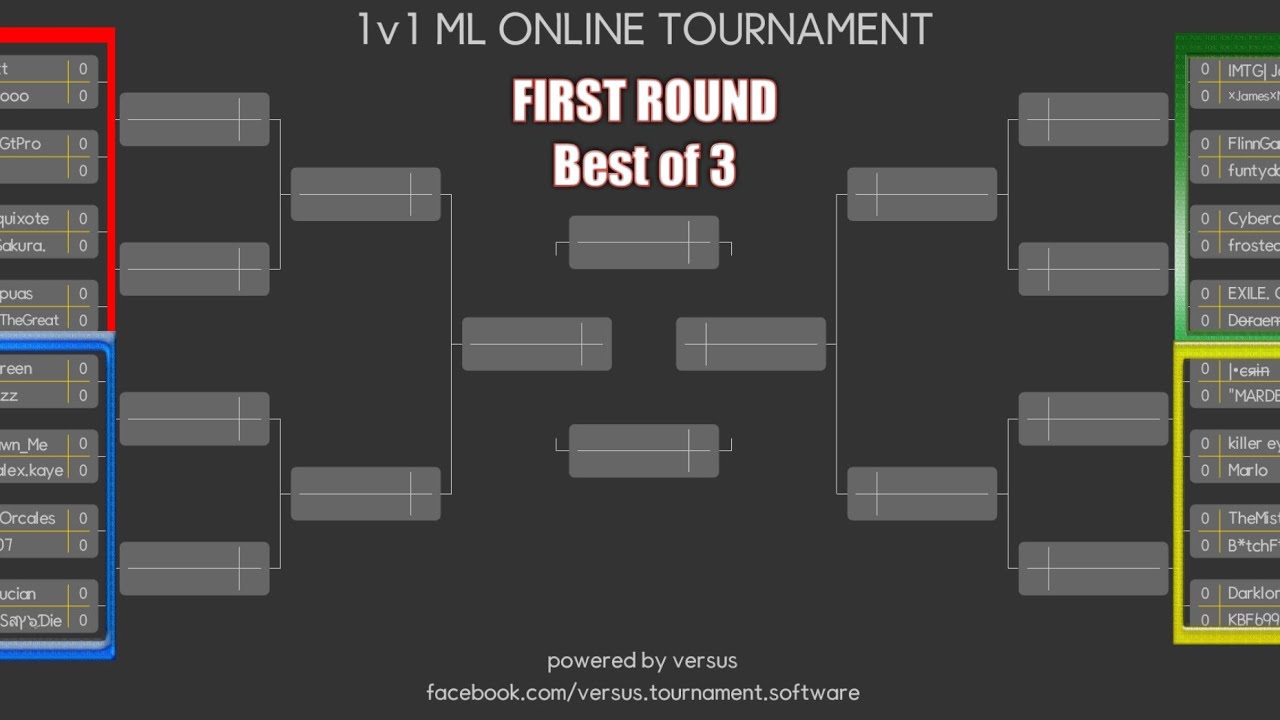 Tournament Match Up | FIRST EVER 1v1 MOBILE LEGENDS ONLINE TOURNAMENT ...