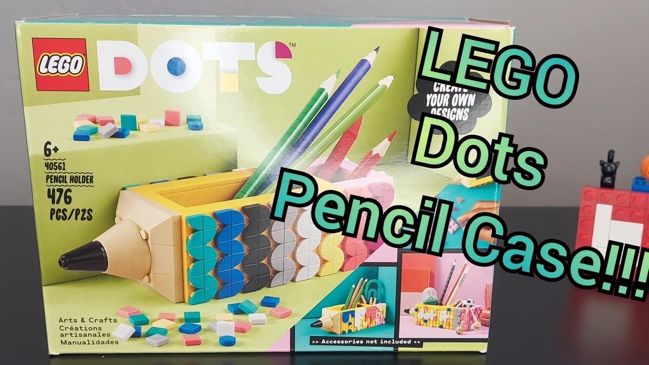 LEGO Dots Pencil Holder 40561 Unbox Preview - YouTube