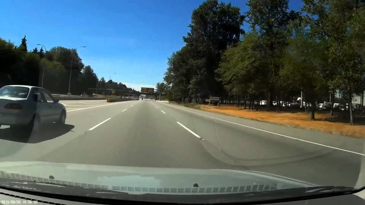 Highway 1 - Abbotsford to Burnaby timelapse - YouTube