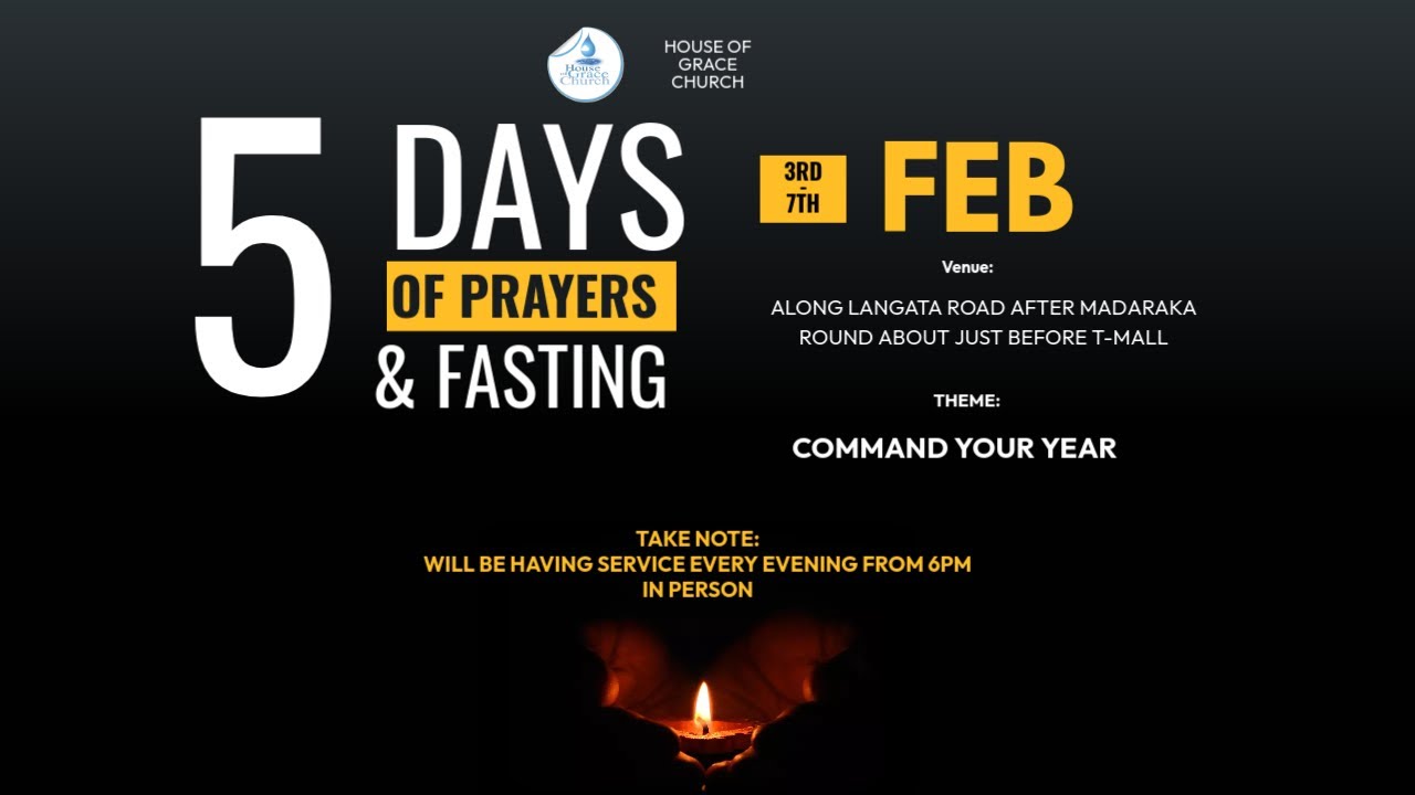 DAY 3 OF FIVE DAYS OF PRAYER AND FASTING || 5TH FEB 2025 (PRT 1). - YouTube