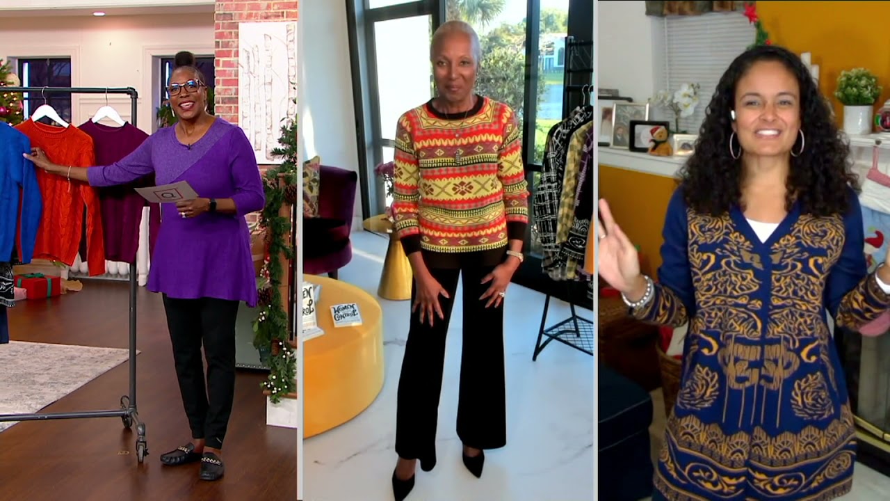 Attitudes by Renee Cable Knit Pullover Sweater on QVC - YouTube