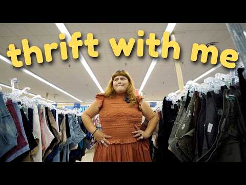 come thrift with me on a MASSIVE SALE DAY! (it didn't go as planned 😬)