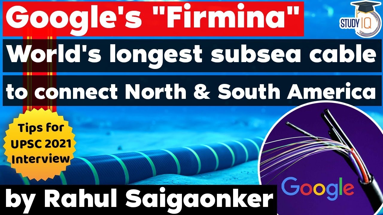 World's longest undersea cable Firmina by Google to connect North ...