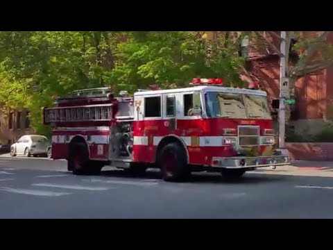 JERSEY CITY, NJ JCFD ENGINE CO 9 RESPONDING 5-10-15 - YouTube
