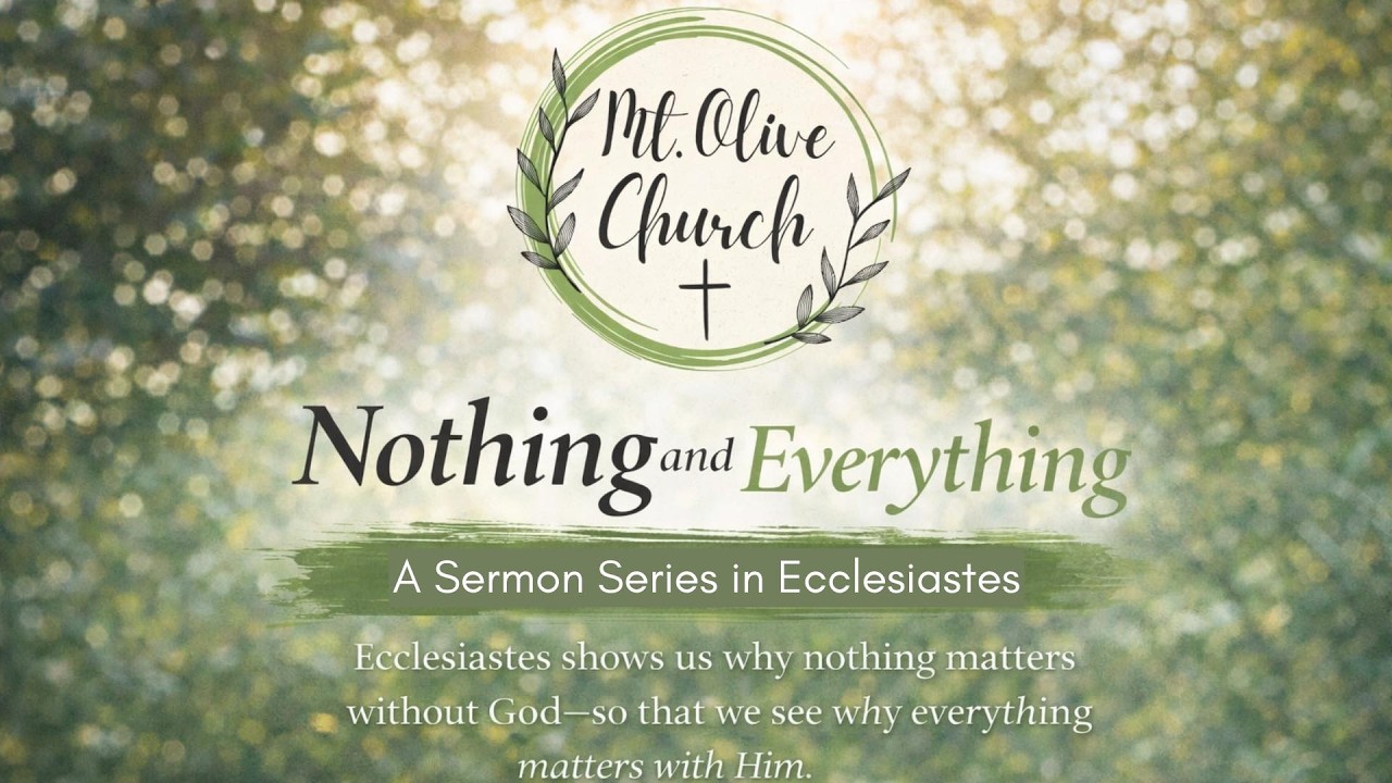 Ecclesiastes 2:1-11, "The Vanity of Pleasure" - YouTube
