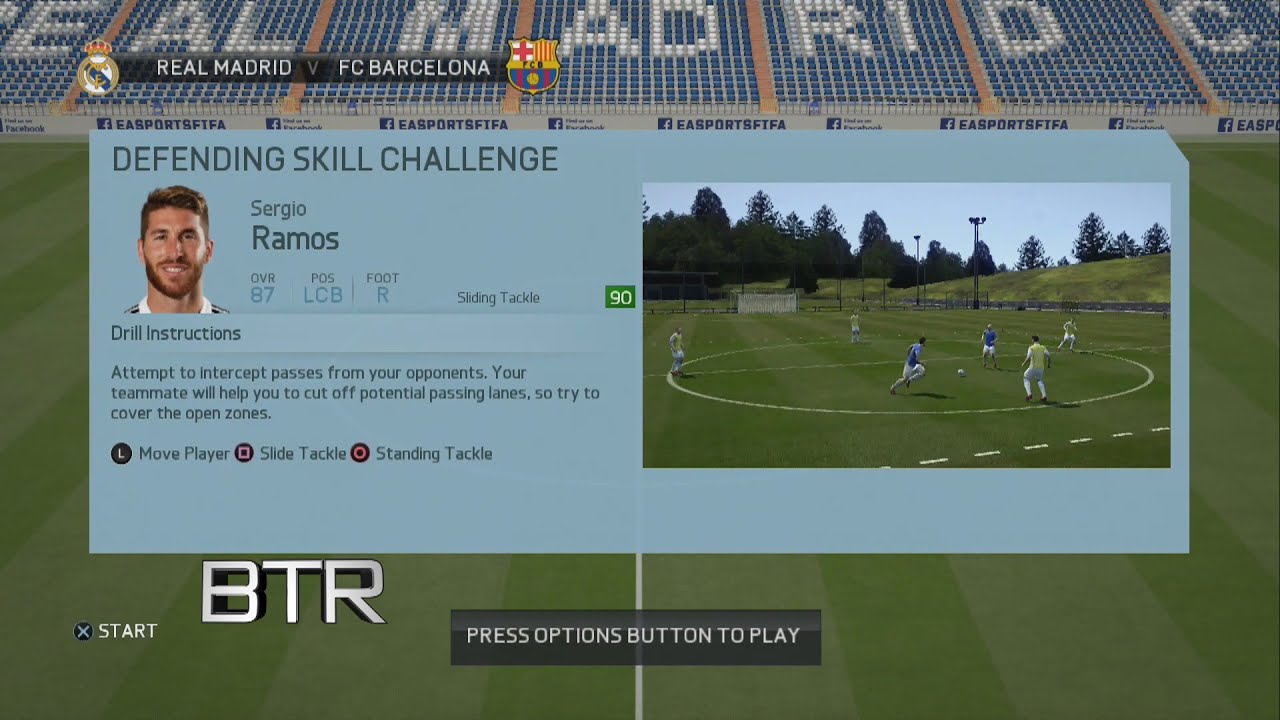 Fifa 16 Skill Games Defending Skill Challenge Demo - YouTube