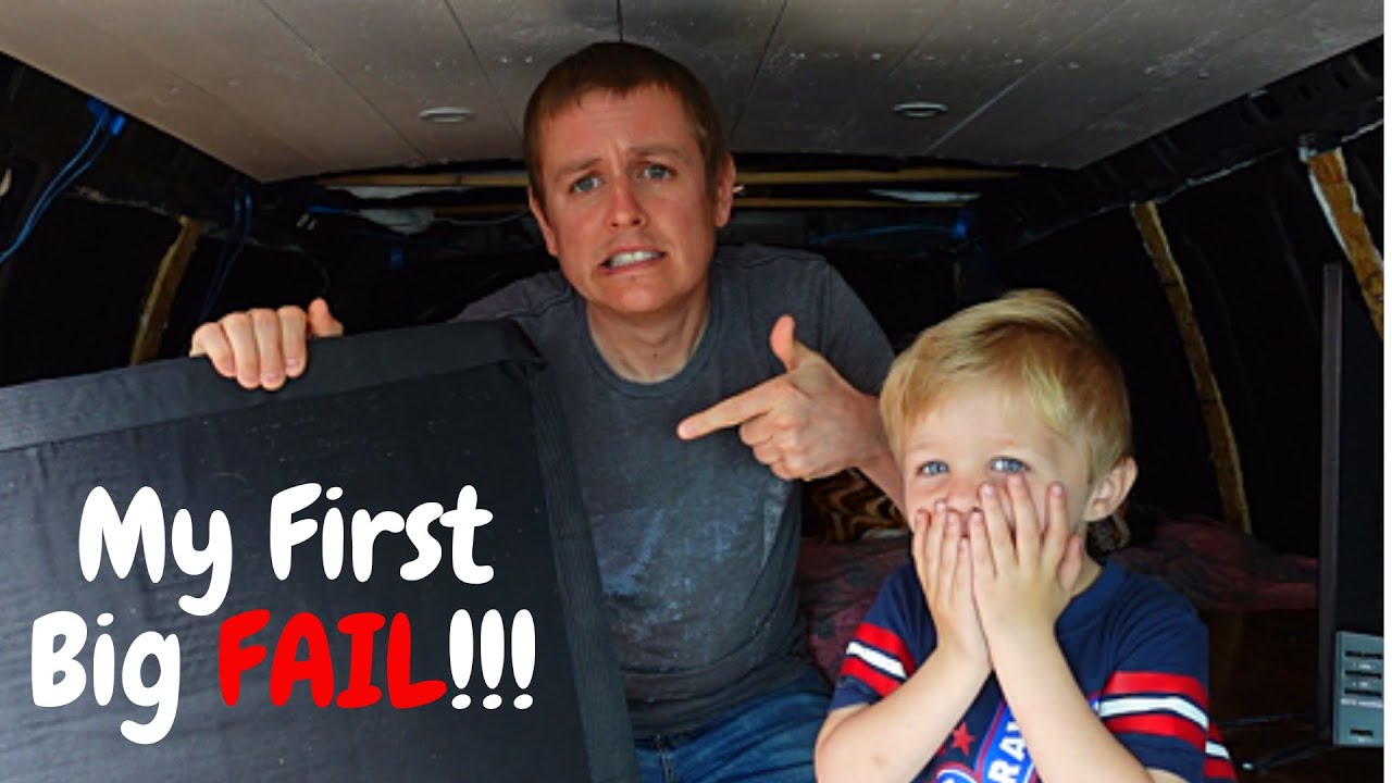 My First Van Life Fail / Window Covering FAIL!!! - YouTube