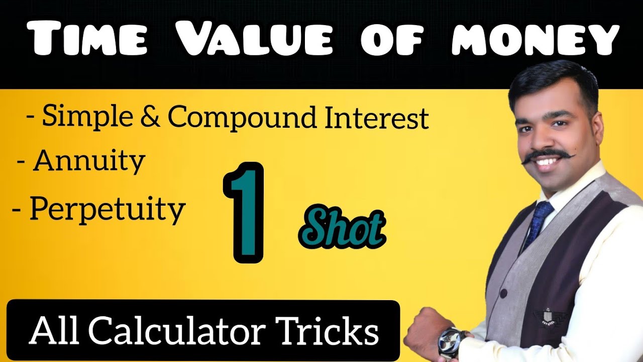Time Value of Money | Annuity | Future Value | Present value |Compound Interest #icai # ...